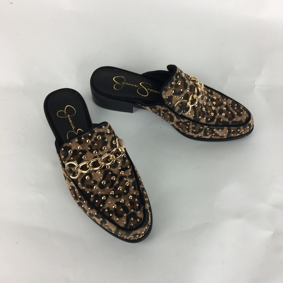 Jessica Simpson | Shoes | Jessica Simpson Beez Leopard Mule Loafers ...